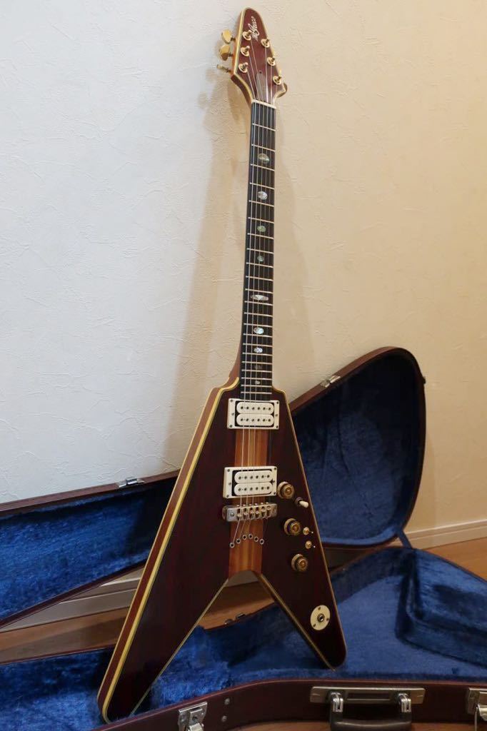 【1979年】GRECO AK-1400 ハカランダ Flying V KISS エース・フレーリー 橘高文彦 VINTAGE グレコの落札 ...