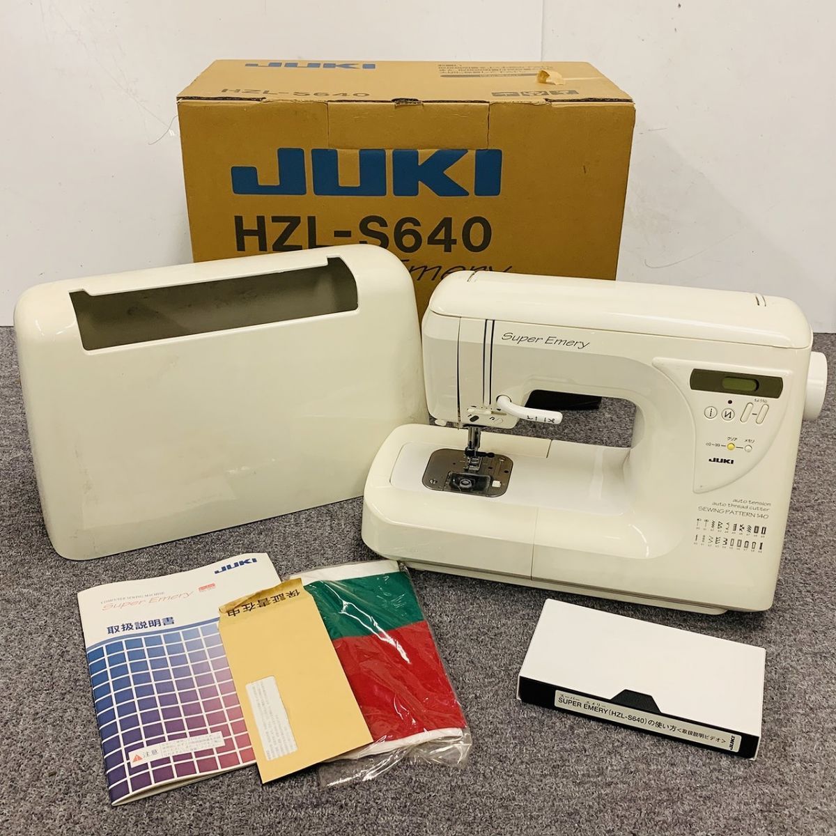 Z304-I4-8347 JUKI ジューキ Super Emery スーパーエメリー コンピューターミシン HZL-S640 動作確認済み④ ...