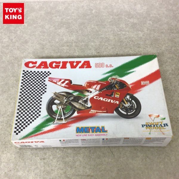 1円～ PROTAR SWIFT MODEL 1/9 CAGIVA カジバ 500 c.c. オートバイ メタルパーツ付きの落札情報詳細 ...