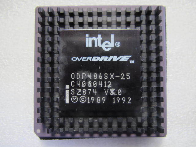 ★Intel OverDriveProcessor（ODP486SX-25）★486DX2 50MHz⇔486SX 25MHz★NEC PC ...