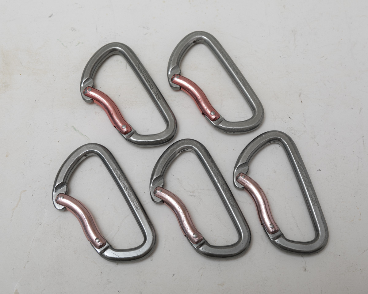 中古品 SIMOND CHAMONIX シモン シャモニ SPRINT カラビナ 5点セットの落札情報詳細 - Yahoo!オークション落札価格検索 オークフリー