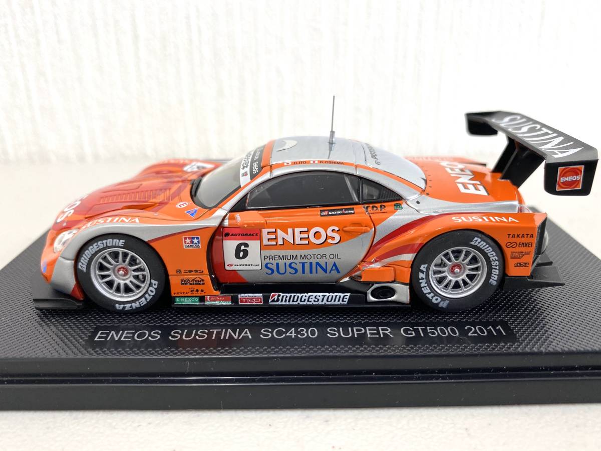 【やや傷や汚れあり】EBBRO エブロ 1/43 SUPER GT500 ENEOS SUSTINA SC430 エネオス サスティナ ...