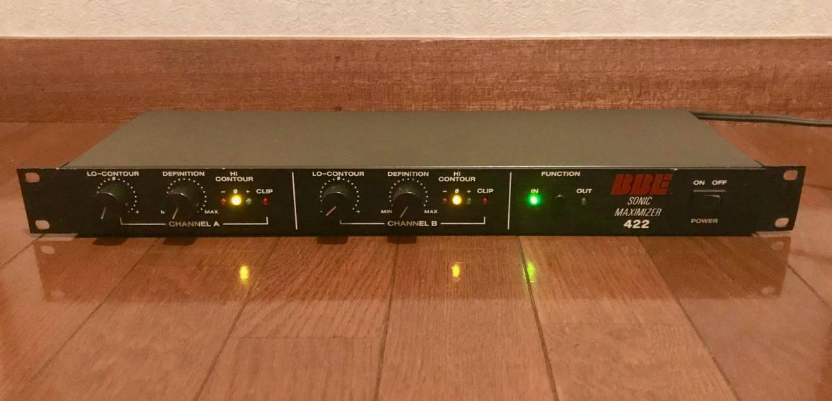★BBE 422 Sonic Maximizer★2chマキシマイザー／エンハンサー／エキサイター★MADE IN USA★動作確認済の落札 ...