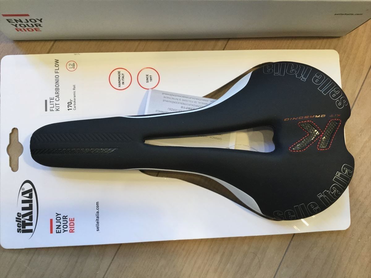 【未使用】★1点のみ 新品 SELLE ITALIA FLITE フライト Kit Carbonio FLOW L2 CarboKeramic ...