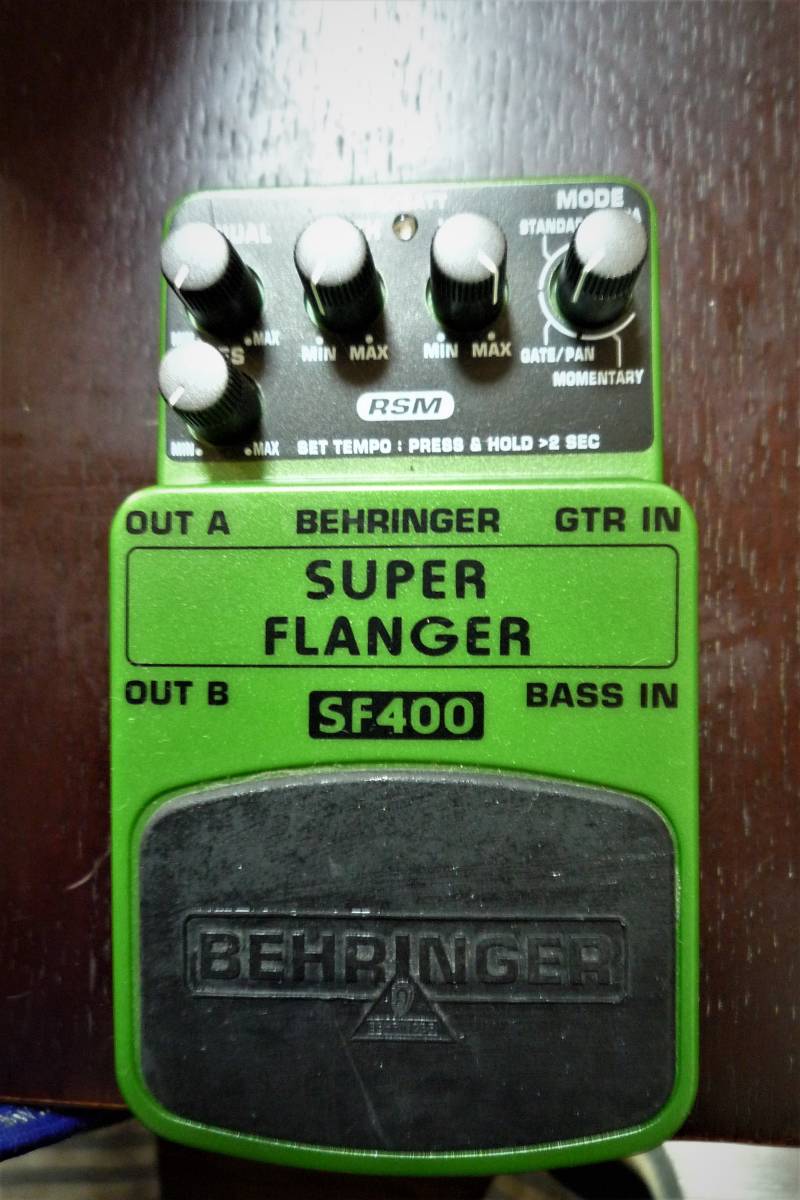 ベリンガー BEHRINGER SF400 SUPER FLANGER フランジャーの落札情報詳細 - ヤフオク落札価格検索 オークフリー