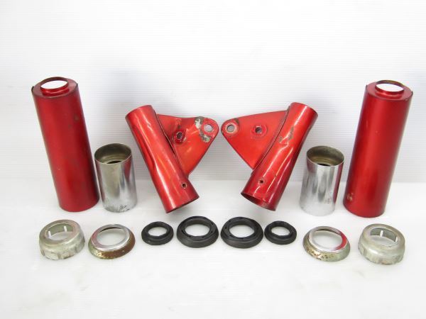 CB350エクスポート★CB350★純正フロントフォークカバー/ライトステーセット レストアレベース 検索番号21A29の落札情報詳細 ...