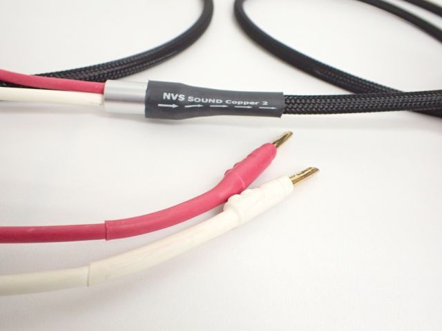 NVS SOUND CABLE スーパーツイーター用スピーカーケーブル Copper 2 Super Tweeter Cable 1.5m ...