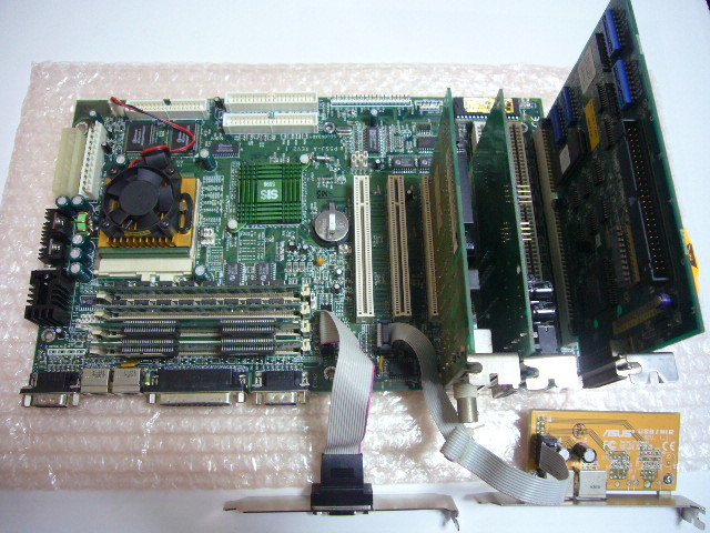 ECS Elitegroup P5SJ-A(ATX/SiS 5598/Onbord VGA/Socket7)/K6-2 300MHz/64MB ...