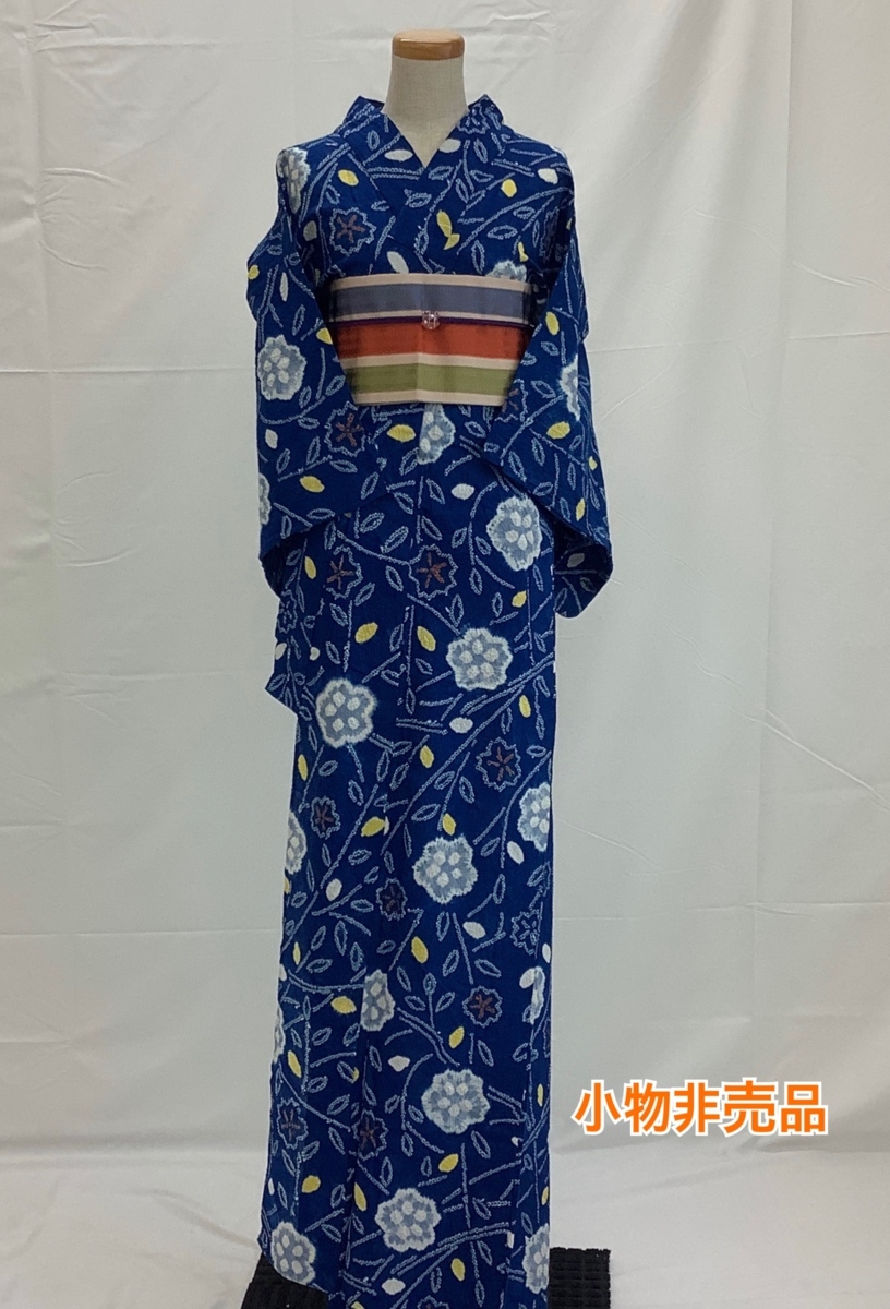 きものcocon★有松・鳴海総絞り高級浴衣★身丈159/裄62/青系/綿100%/【5-26-2K-0474-b】の落札情報詳細 - Yahoo!オークション落札価格検索 オークフリー
