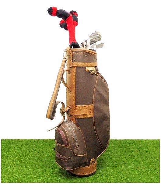 ZETT ARCADIA fairian 1W 3W 5W アイアン7本 キャディバッグ & Maruman Verity BiBi MP ...