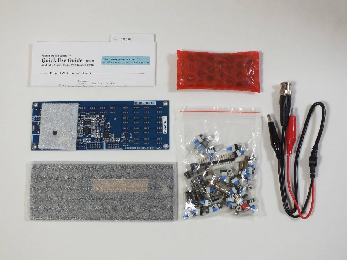 秋月電子 ファンクションジェネレータキット＜miniddskit＞ 組立済み＋acアダプター15v0．8a の落札情報詳細 ヤフオク落札価格 0416