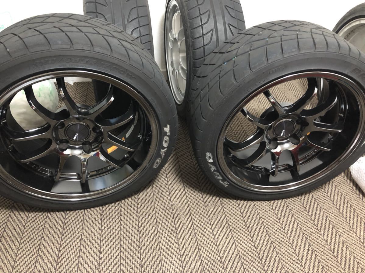 ENKEI エンケイ ホイール RC-T5 15インチ 6.5J +40 114.3 5穴 TOYO R1R 195-55-15付き EK9等 の落札情報詳細| ヤフオク落札価格情報 オークフリー
