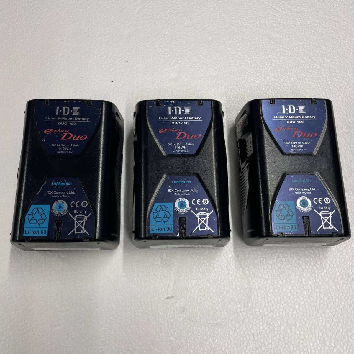 【全体的に状態が悪い】1円スタート IDX DUO-150 動作品 3本セット ジャンク endura Vマウントバッテリー Aの落札情報詳細 - ヤフオク落札価格情報 オークフリー