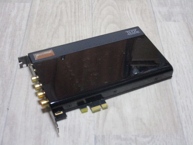 【やや傷や汚れあり】★Creative Sound Blaster X-Fi Titanium HD PCI Express x1バス用 ...