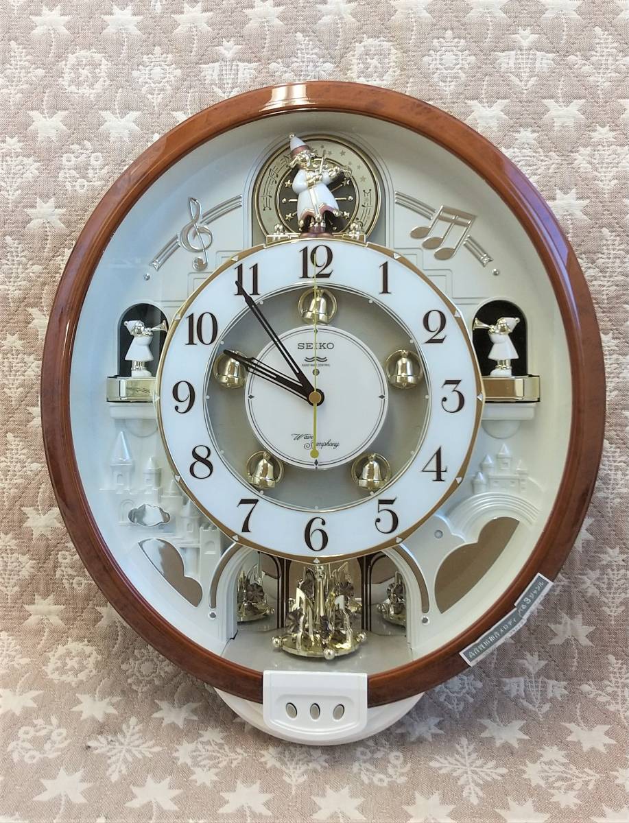 【中古】セイコークロック SEIKO CLOCK RE555S 電波式掛時計 ウェーブシンフォニー の落札情報詳細| ヤフオク落札価格情報 ...