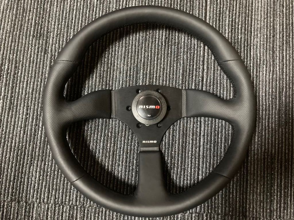 【未使用】ニスモ NISMO ステアリング 4840S-RS001 BNR32 BCNR33 BNR34 スカイラインGT-R他S13 S14 S15シルビア GT-Rホーンボタン付き！の落札 ...
