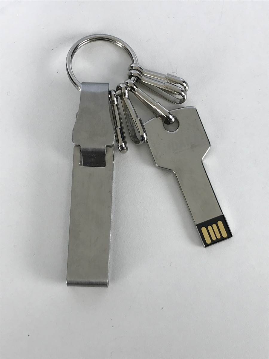 【やや傷や汚れあり】HIDAKA USB key ring/H01AC04/キーホルダー/ステンレス/SLVの落札情報詳細 - ヤフオク落札 ...