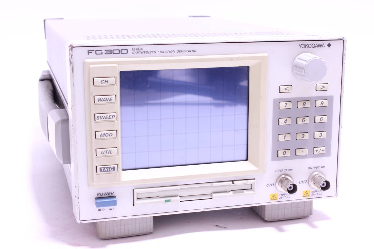【傷や汚れあり】横河 YOKOGAWA FG300(FG320) 706122-M/R 15MHz 2CH出力 任意波形発生器 ...