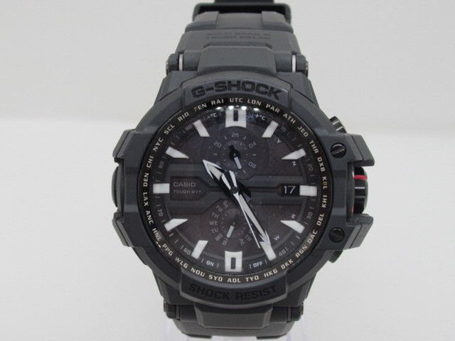 【やや傷や汚れあり】【5643】 CASIO G-SHOCK GW-A1000RAF-1AJR グラビティマスター スカイコックピット ...