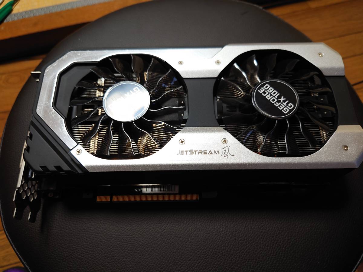【傷や汚れあり】GTX 1060 SUPER JET STREAM GDDR5 192bit Palit DVI HDMI DISPLAY ...