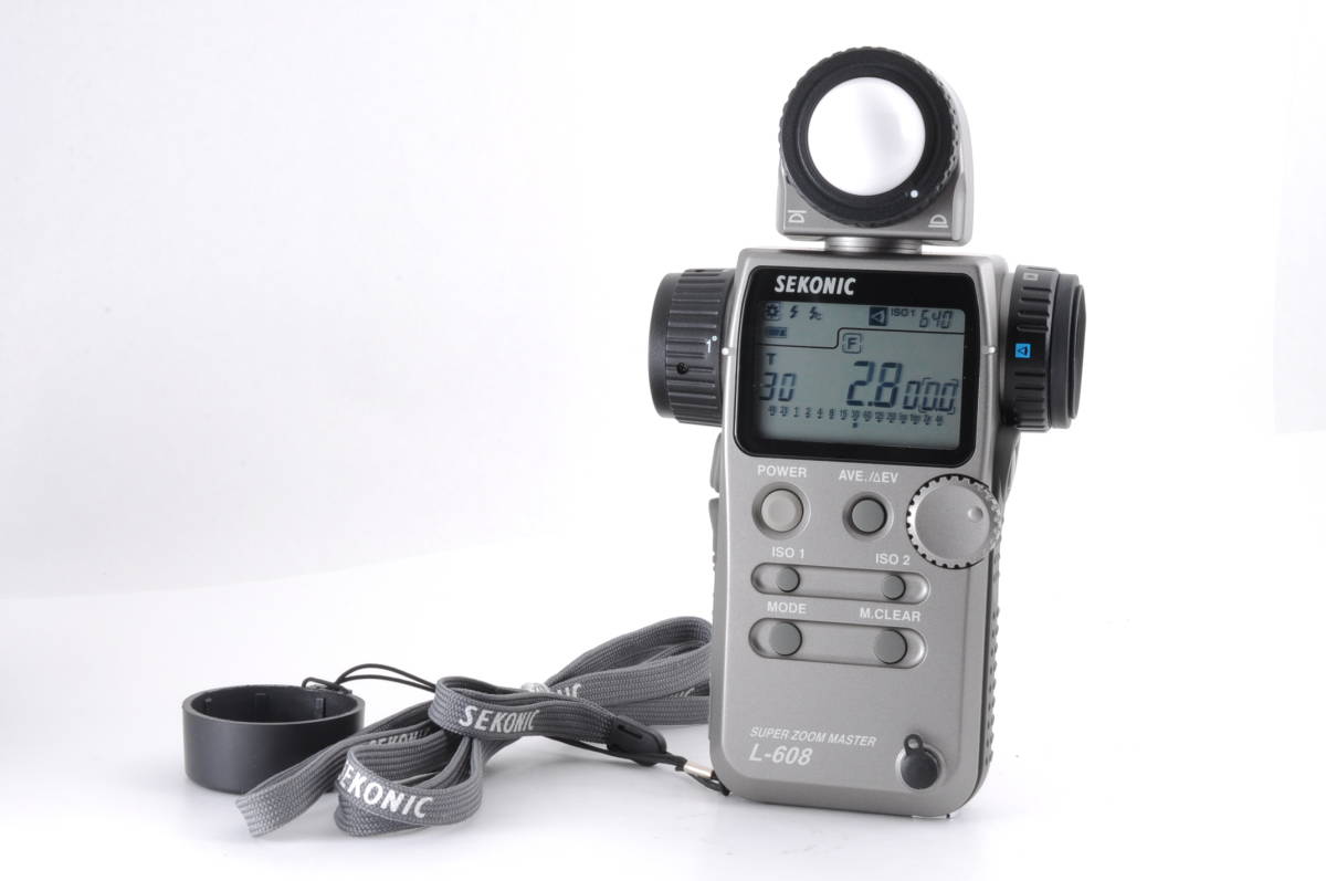 【傷や汚れあり】★通電OK SEKONIC セコニック DIGI-SPOT L-488 デジスポット 露出計 カメラ アクセサリー 説明書 ...