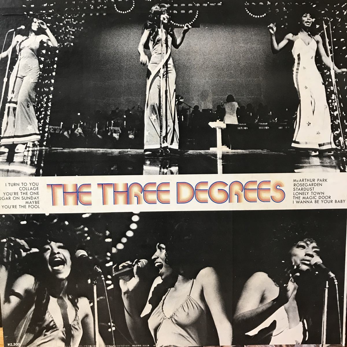 【やや傷や汚れあり】THE THREE DEGREES / Out Of The Past, Into The Future ...