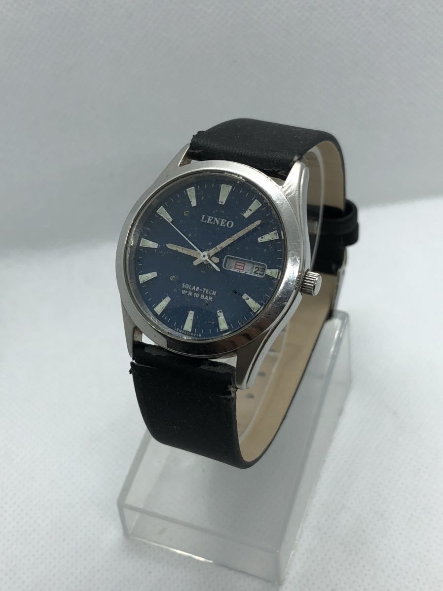 【傷や汚れあり】訳あり【送料込み即決】LENEO ソーラー メンズ腕時計 稼動確認済みの落札情報詳細 - ヤフオク落札価格検索 オークフリー