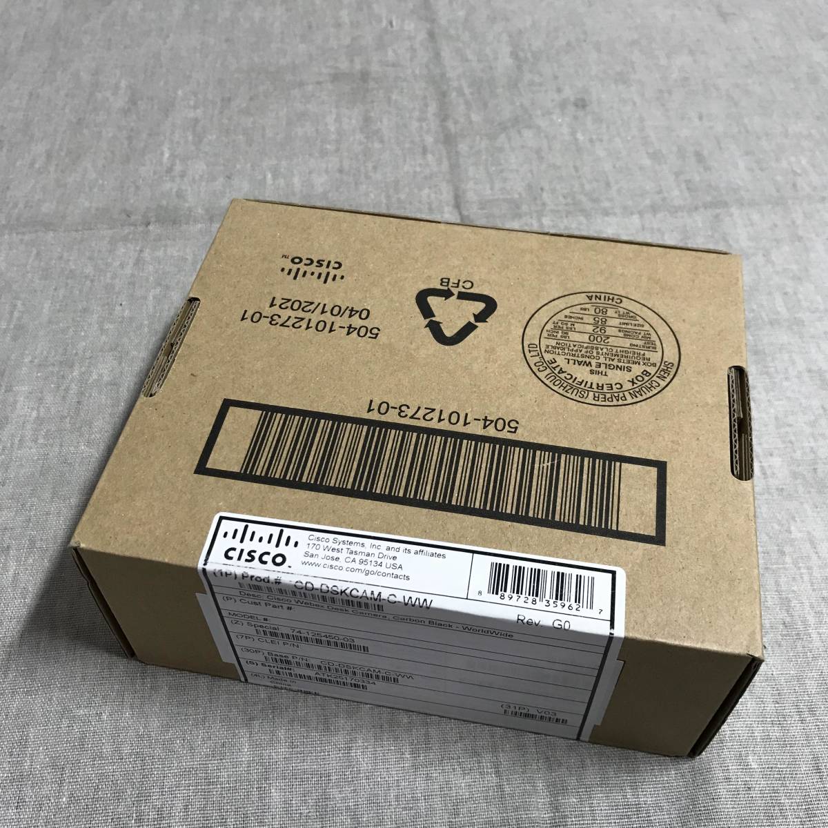 【やや傷や汚れあり】Cisco/シスコ 会議システム Webex Room Kit Mini TTC7-26 中古 送料無料 の落札情報詳細 ...