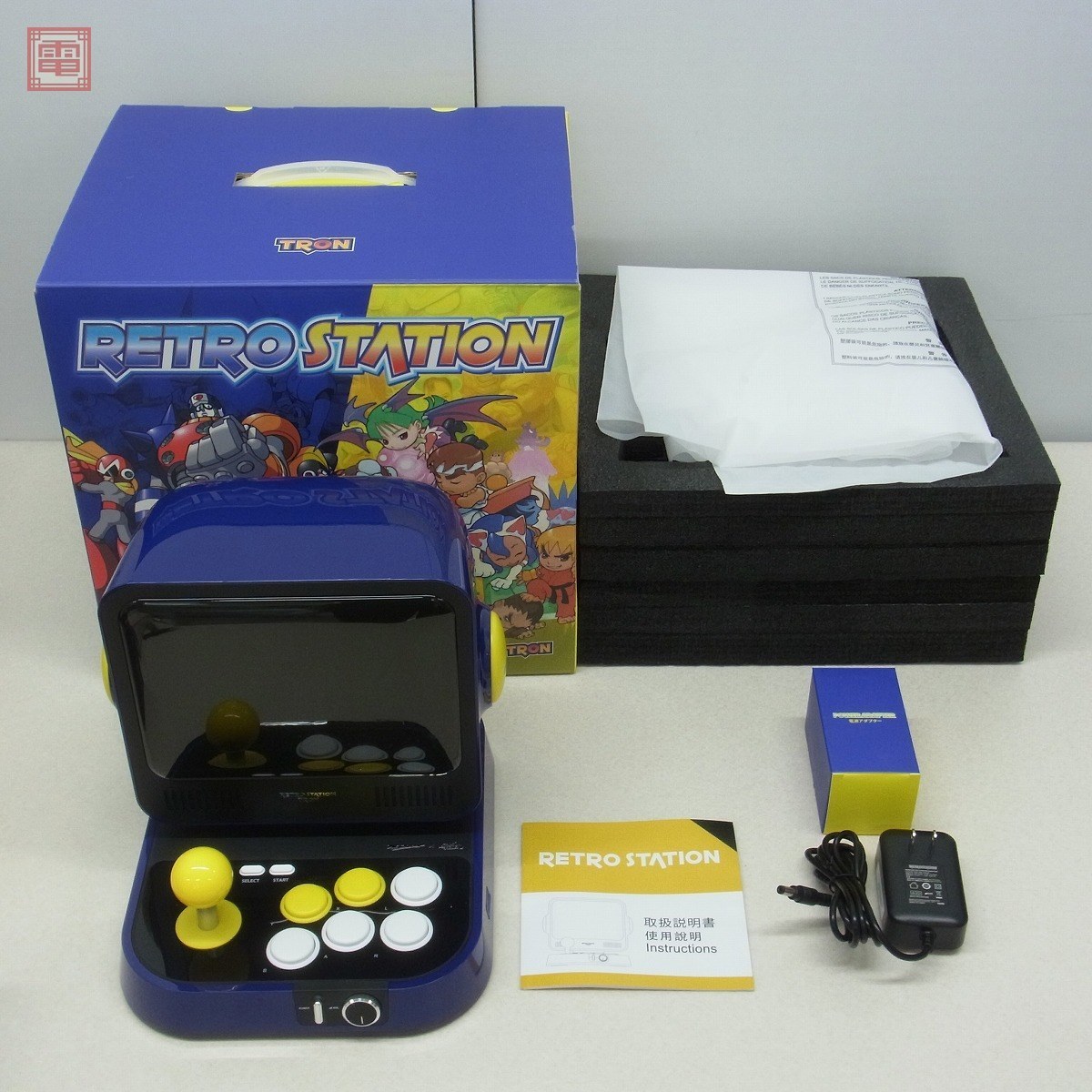 【傷や汚れあり】CAPCOM RETRO STATION カプコン レトロステーション TRON 箱説付 動作確認済【40 の落札情報詳細| ヤフオク落札価格情報 オークフリー