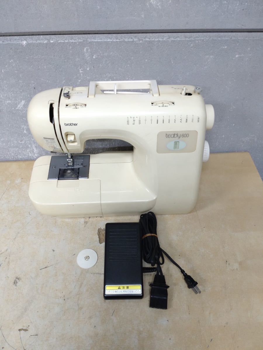【傷や汚れあり】1mh2227 brother ブラザー ミシン teddy 600 ZZ3-B541 ib0630の落札情報詳細 - ヤフオク落札価格検索 オークフリー