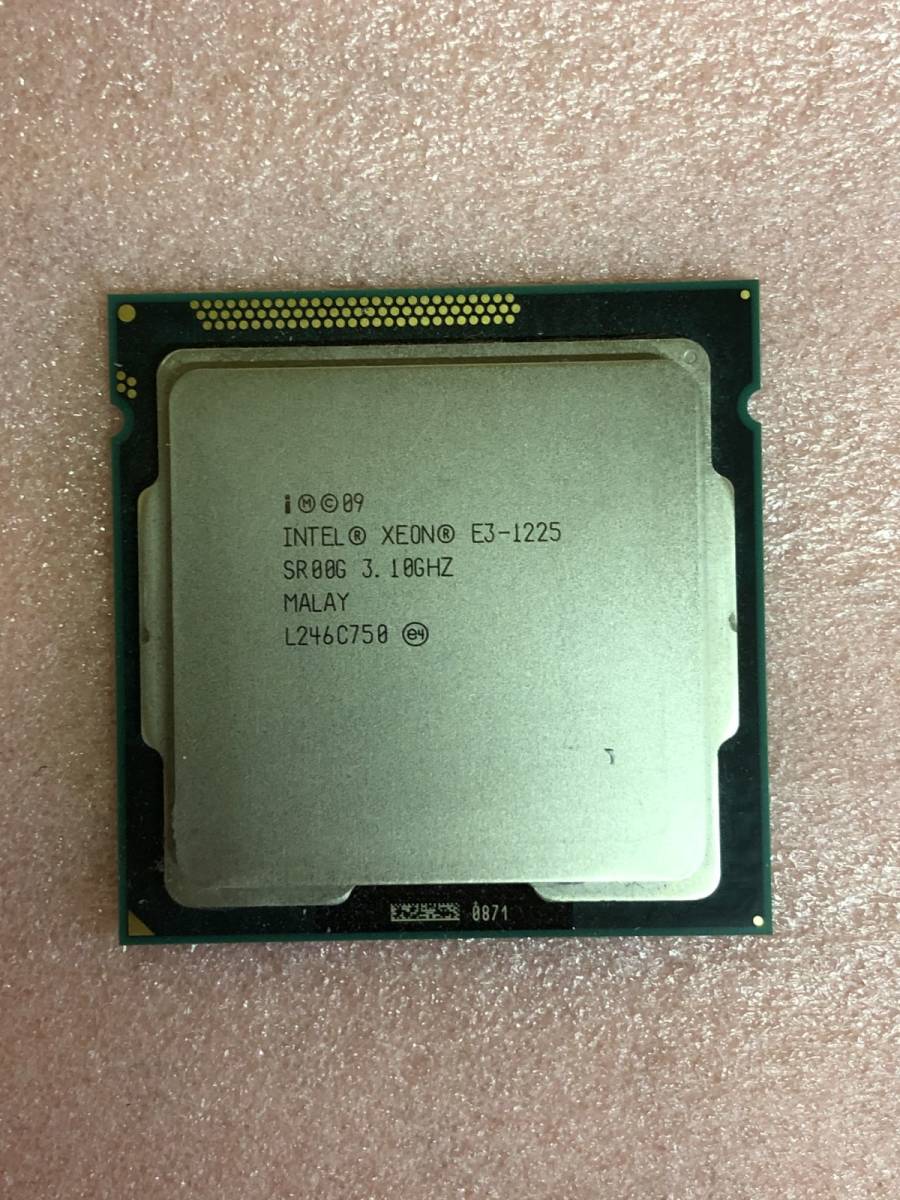 【傷や汚れあり】[P2470] Intel CPU XEON E3-1225 SR00G 3.10GHz 動作保証の落札情報詳細 - ヤフオク ...
