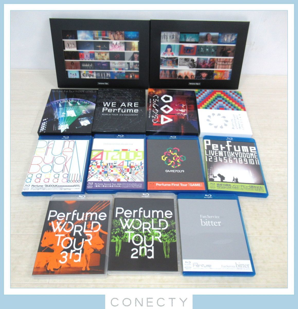 【目立った傷や汚れなし】Perfume Blu-ray 13本セット/武道館/ドーム/WORLD TOUR/ドキュメント/10days/ぐるん ...