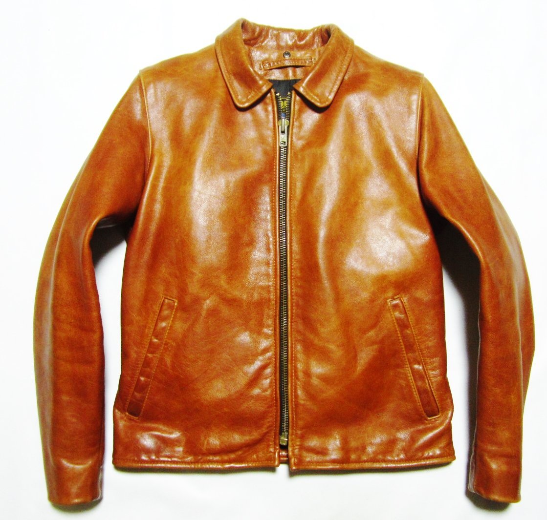 【目立った傷や汚れなし】極美品 レアモデル VANSON MODEL ENF バンソン シングル ライダース ジャケット/38/オクタゴン/USA/アメリカ/米国製の落札情報詳細 - ヤフオク ...