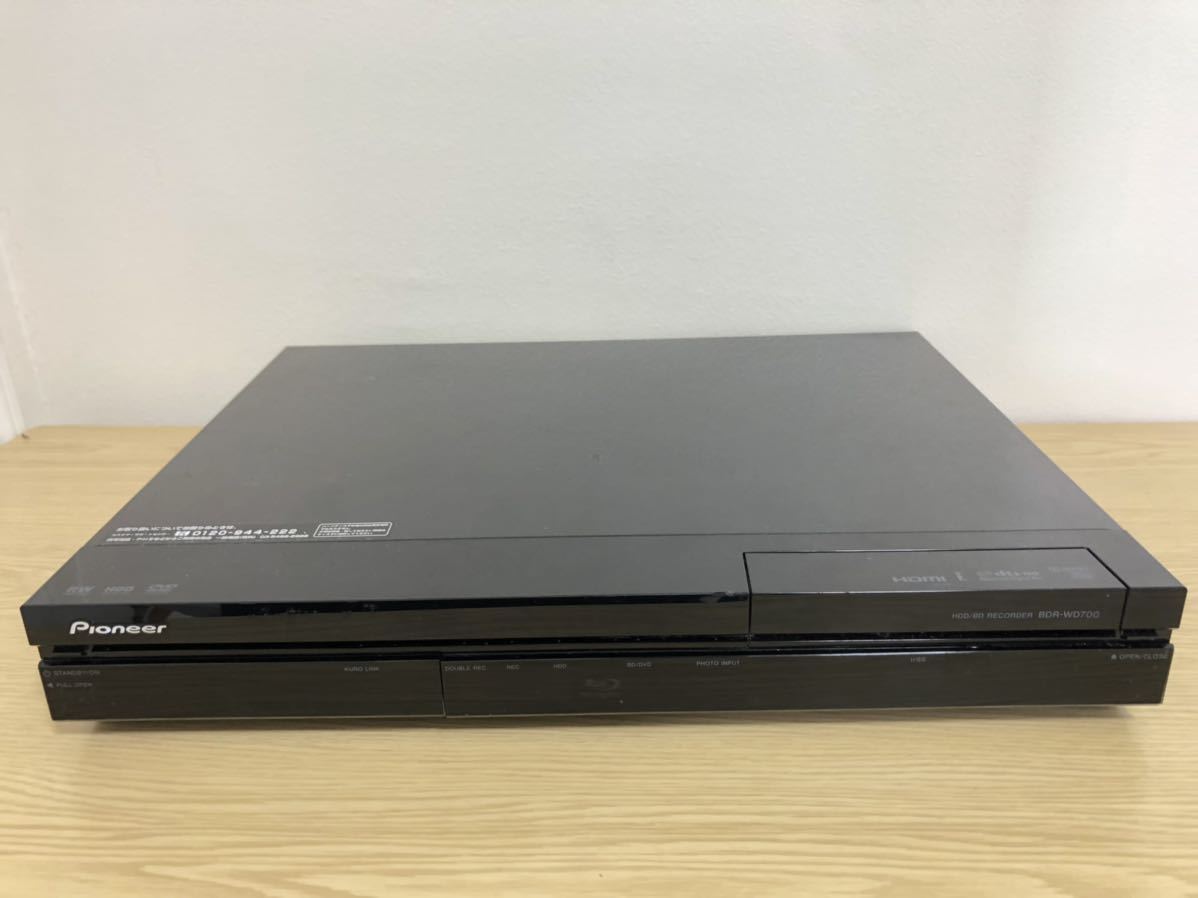 【傷や汚れあり】Pioneer パイオニア BDR-WD700 ブルーレイレコーダー ブラック 現状品の落札情報詳細 - ヤフオク落札価格検索 ...