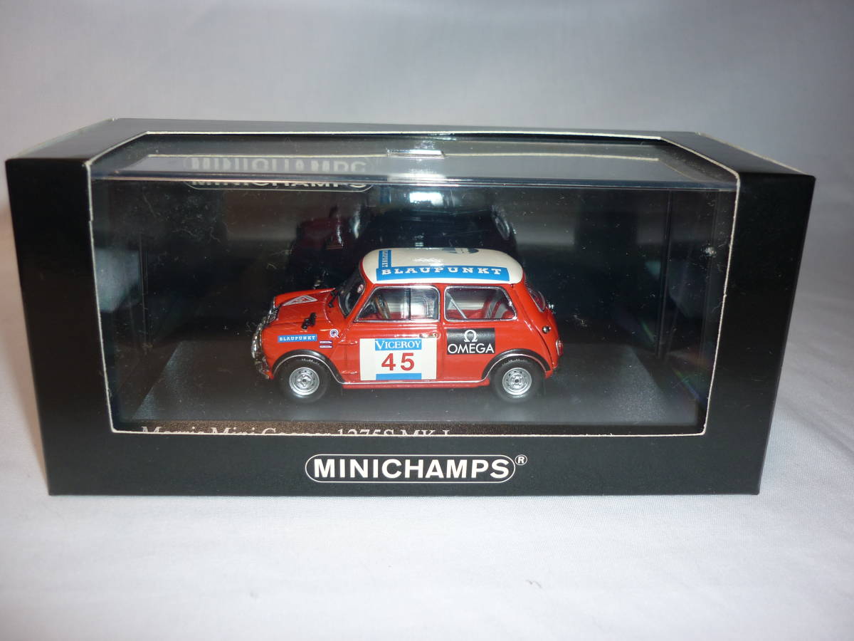 【目立った傷や汚れなし】MINICHAMPS 1:43 Morris Mini Cooper 1275S Mk1 Rally 1000 ...