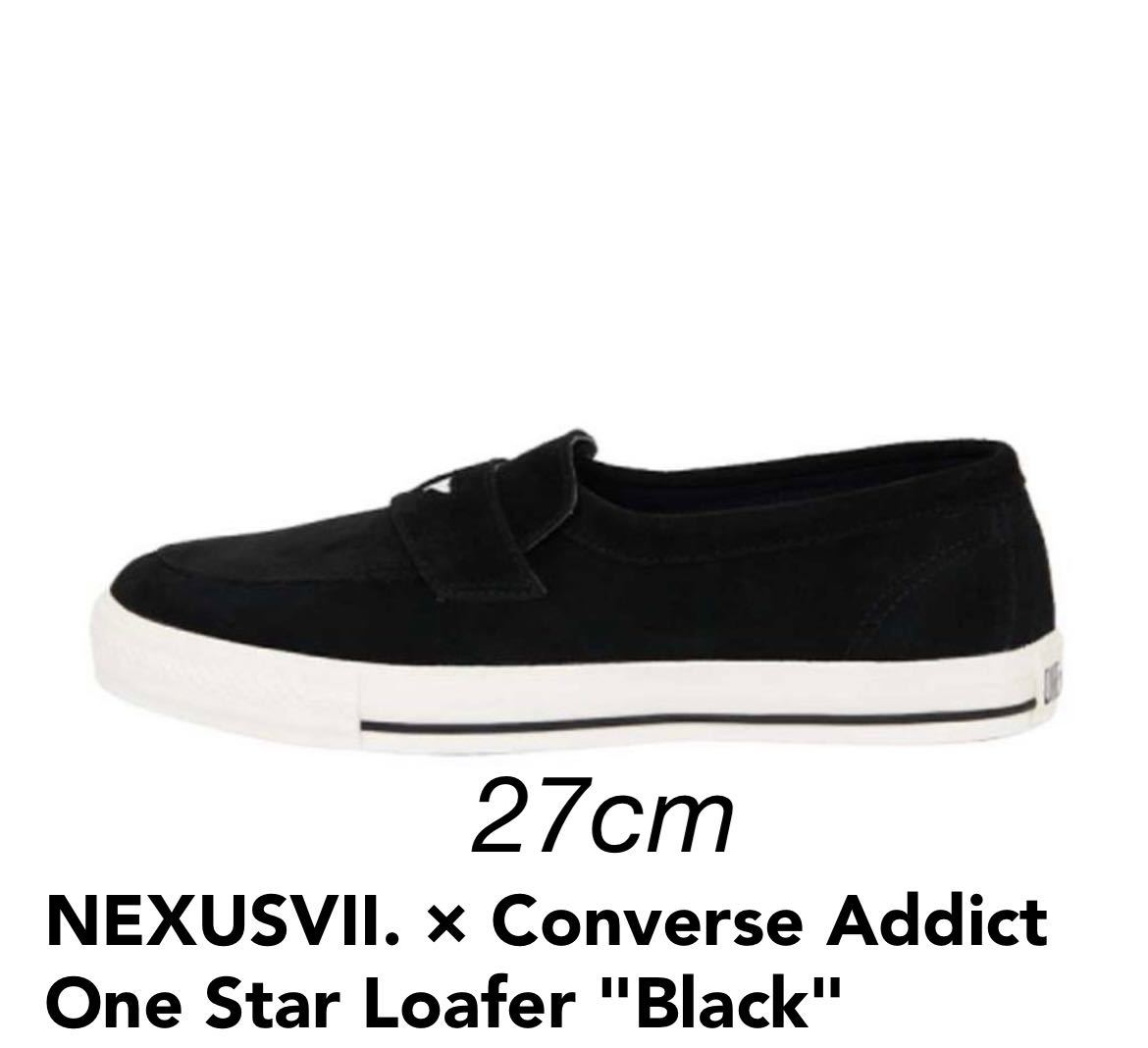 【未使用】NEXUSVII. × Converse Addict One Star Loafer Black 27cm ネクサスセブン × コンバース アディクト 27センチの落札情報詳細 ...