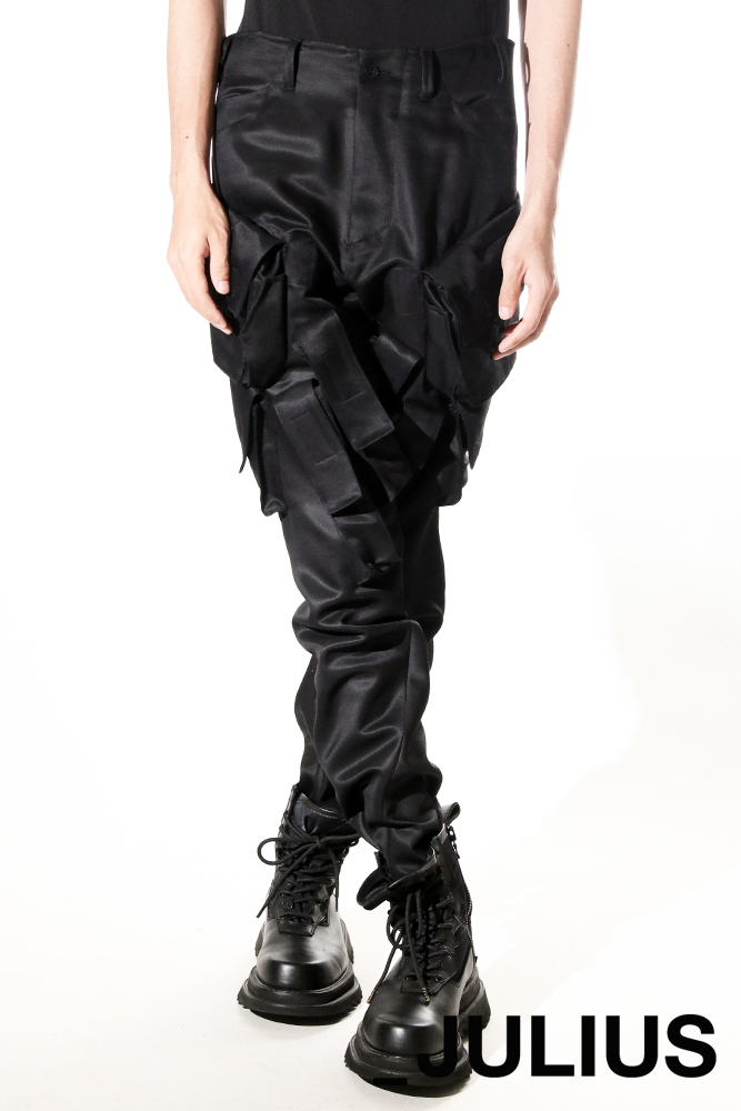 【未使用】22AW新品 定価62700円 JULIUS ユリウス ガスマスク スキニー カーゴ パンツ size1 S 797PAM7 ギャバ yohji yamamotoの落札情報詳細 ...