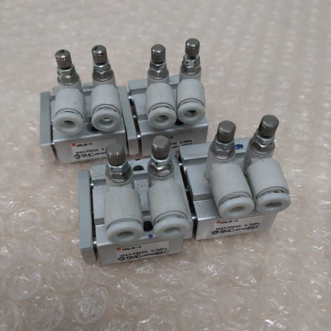 【傷や汚れあり】中古 SMC エアシリンダ ミニガイドロッドシリンダ MGJ6-5 4個セット 管理番号A-821の落札情報詳細 - ヤフオク ...