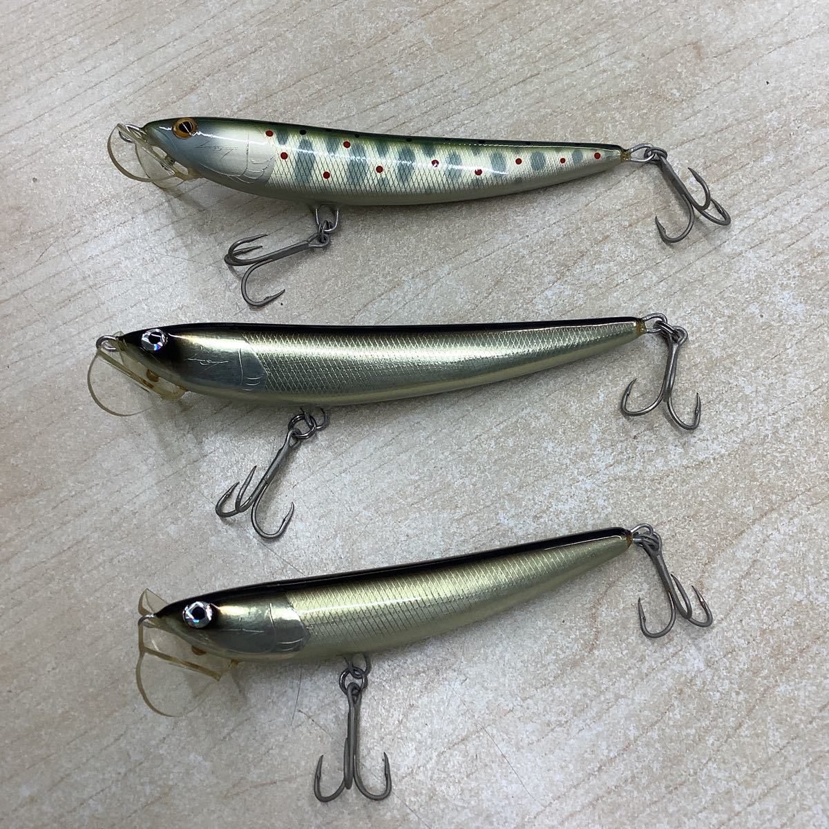 【傷や汚れあり】汐瀬 shiose LOT ルアー まとめて3点 現状品 の落札情報詳細| ヤフオク落札価格情報 オークフリー