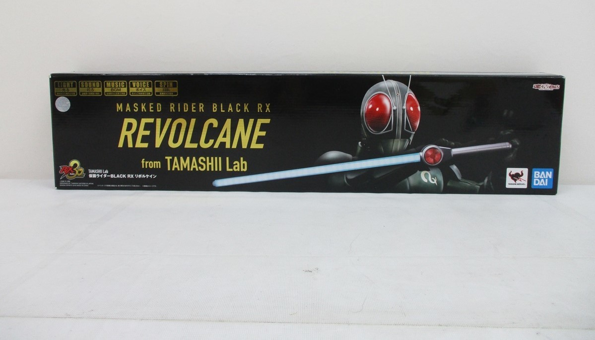 【やや傷や汚れあり】1000B TAMASHII Lab 仮面ライダーBLACK RX リボルケイン★MASKED RIDER ブラック 30th ANNIVERSARY REVOLCANE ...