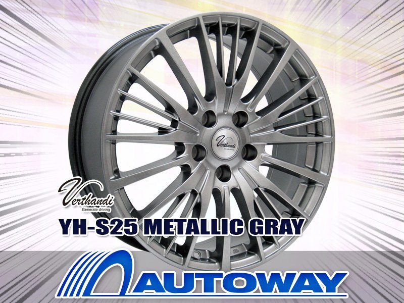 【未使用】【在庫限り 1円～】新品アルミホイール Verthandi YH-S25 16x6.5 +45 114.3x5 METALLIC GRAY 残り在庫出品個数分のみの落札情報詳細 ...