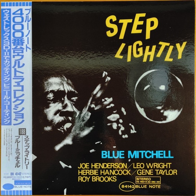 【未使用に近い】BLUE NOTE 東芝未発表 帯付き美盤LP BLUE MITCHELL／Step Lightly Joe ...