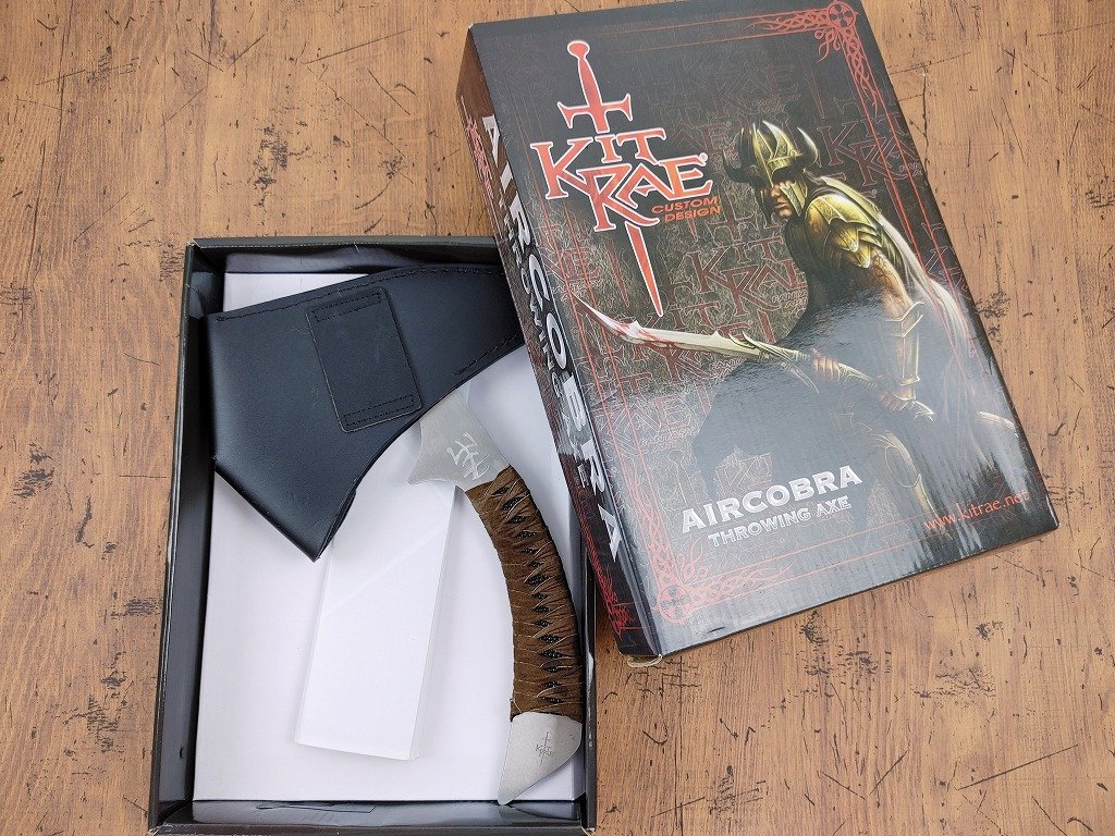 【傷や汚れあり】S10124/United Cutlery Kit Rae AIRCOBRA KR0055 スローイングアックスの落札情報詳細 ...