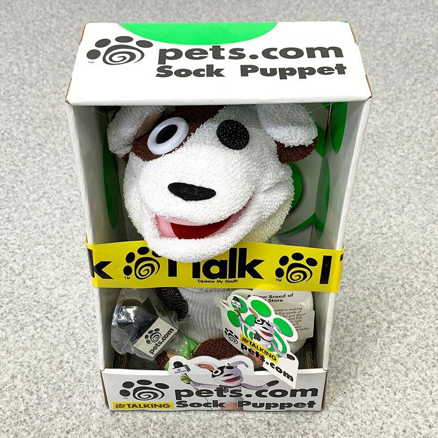 【未使用】未使用品 Talking Pets.Com Sock Puppet 英語 English おしゃべりパペット 自動 お話 ぬいぐるみ ...