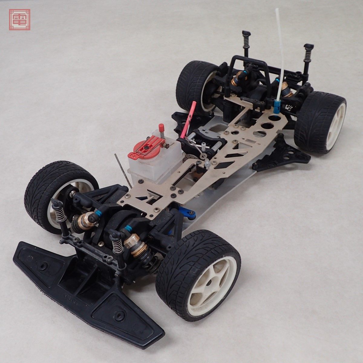 【傷や汚れあり】京商 スーパー10 スーパーテン シャーシ ラジコン エンジンRC KYOSHO Super Ten メカ未搭載 現状品【20 ...