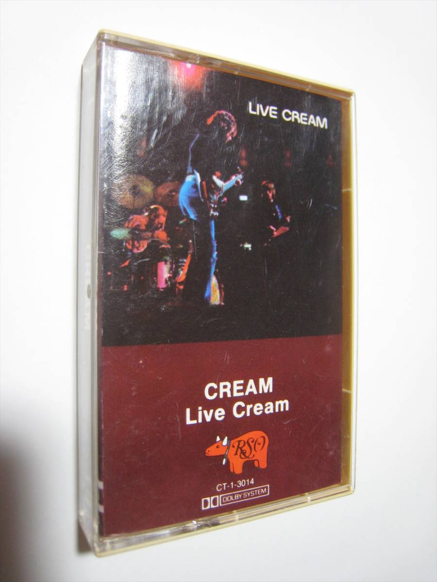 【傷や汚れあり】【カセットテープ】 CREAM / LIVE CREAM US版 クリーム ライヴ・クリーム ERIC CLAPTON ...