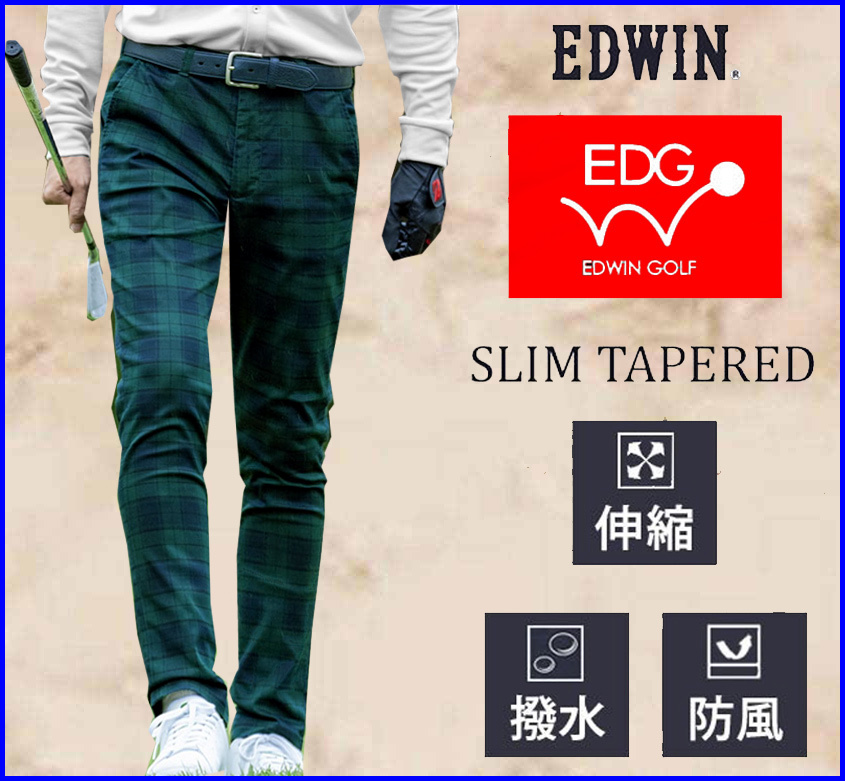 【目立った傷や汚れなし】美品！ エドウィンゴルフ EDWINGOLF サイズXL 光沢黒色 ティポケット しっかりしたやや薄手生地 の落札情報詳細| ヤフオク落札価格情報 オークフリー