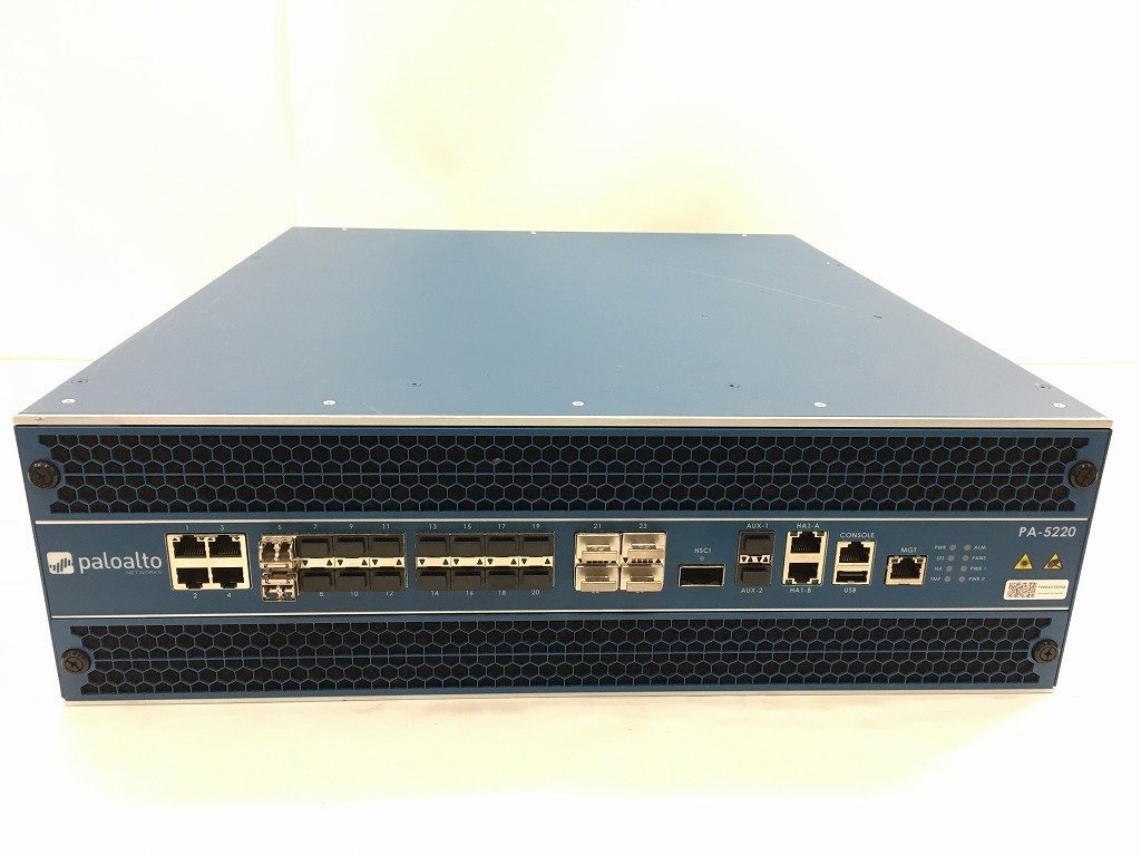 【全体的に状態が悪い】ジャンク品 Paloalto 次世代ファイアウォール PA-5220（PA-5200 Series） HDD・SSD無し ...