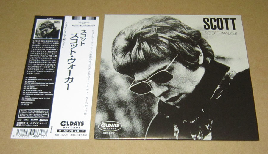 【やや傷や汚れあり】紙ジャケCD スコット・ウォーカー スコット 帯付き SCOTT WALKER Scott ウォーカー・ブラザーズの落札 ...