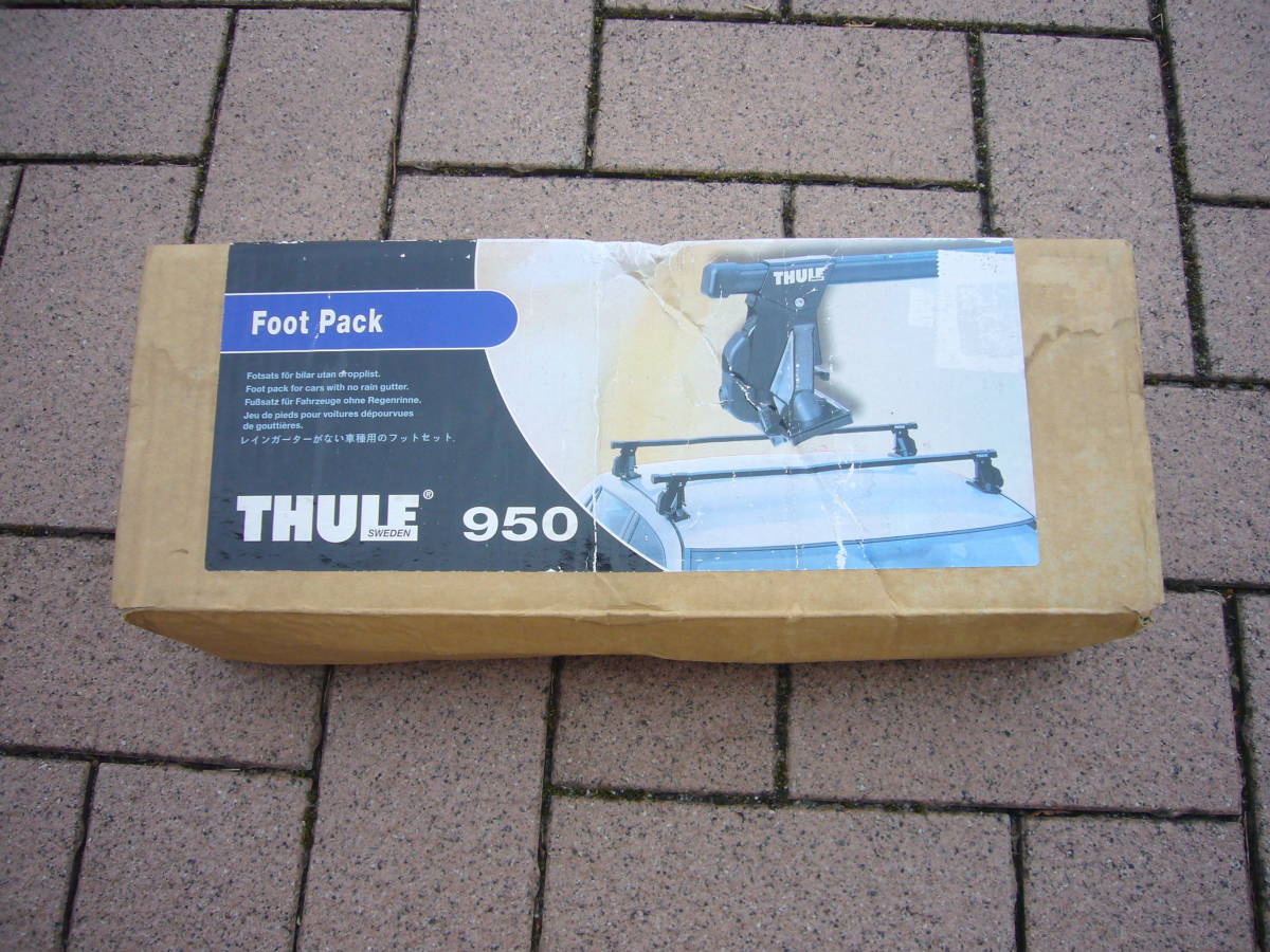 【未使用】THULE スーリー 950 フットパック フットセット の落札情報詳細| ヤフオク落札価格情報 オークフリー